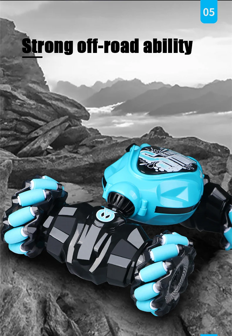 Rc Stunt Morph Cars Kids Toys Double-sided Drive 2.4g Electric Remote ...