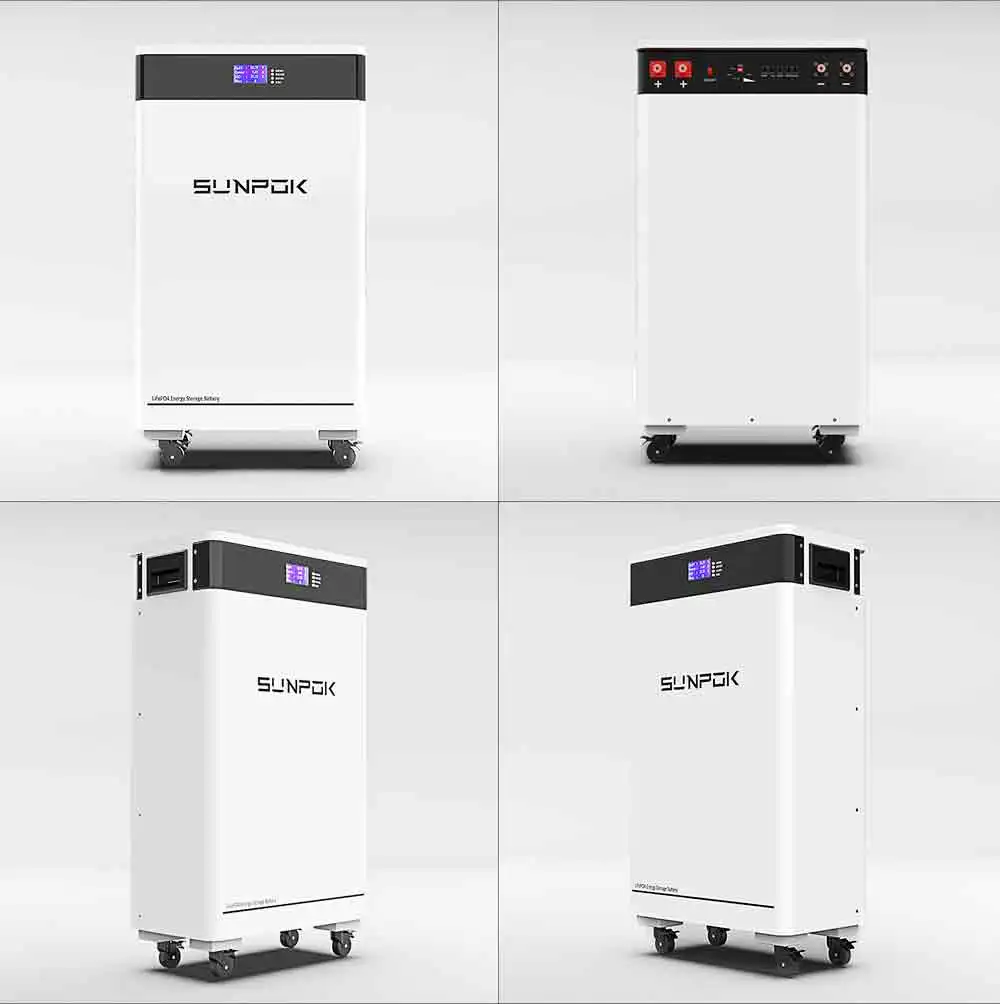 Sunpok 15kWh LiFePO4 Battery Pack - 48V 300Ah for Solar Energy Storage ...