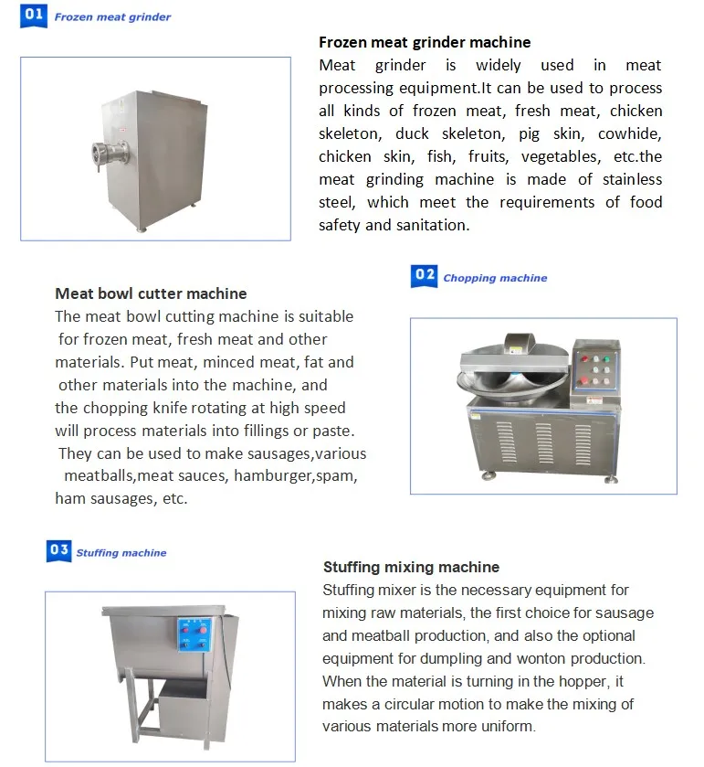 Original Factory Mortadella Sausage Making Machine for Sale