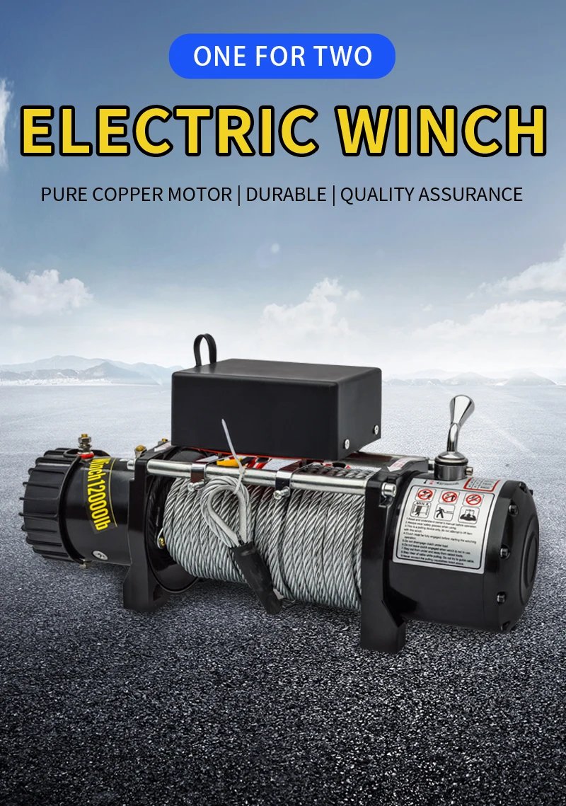 12v 24v Mini Electric Truck Winch 4500 Lbs Capacity, Oem | Wholesale