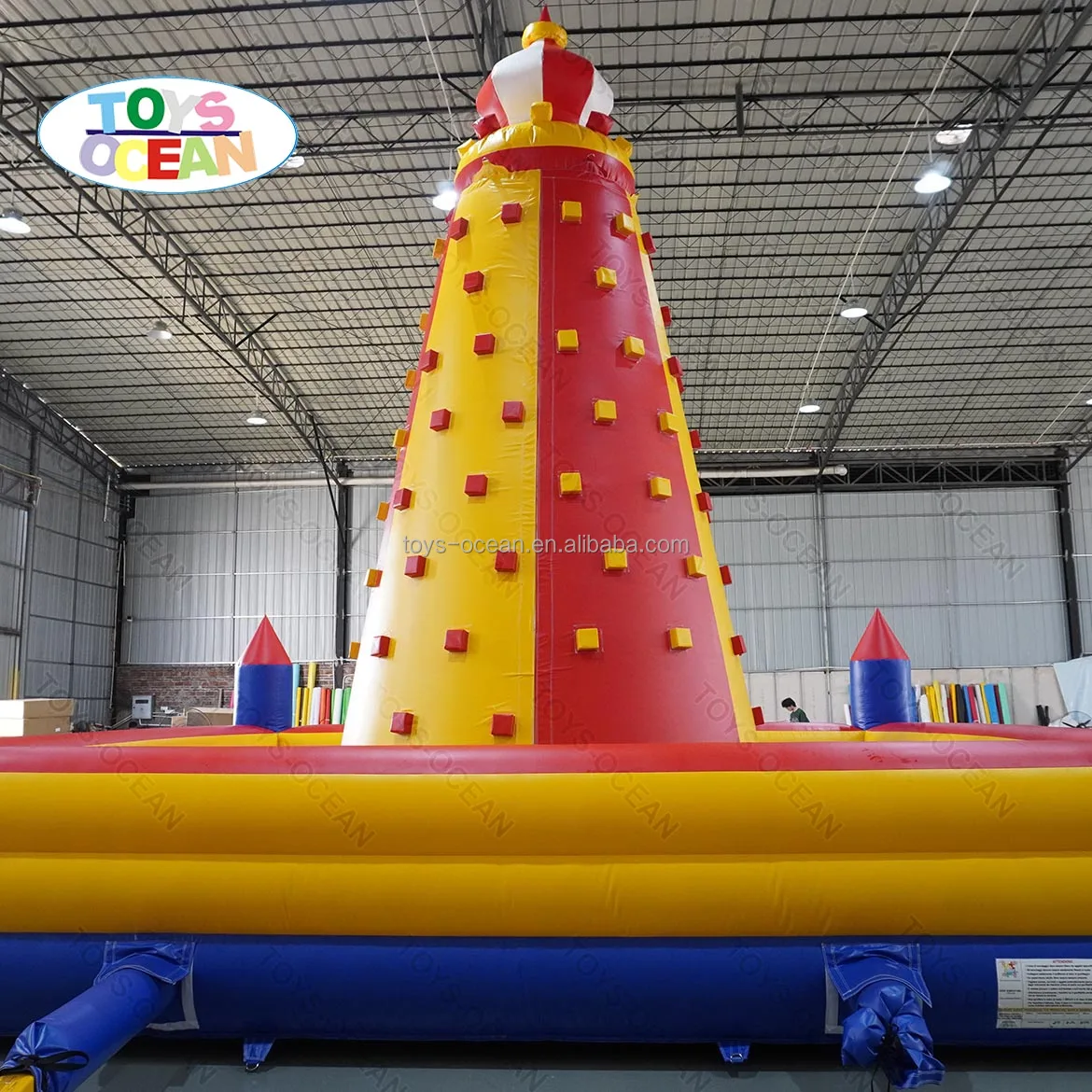 Customized Commercial Pvc Inflatable Climbing Rock Wall Inflatable ...