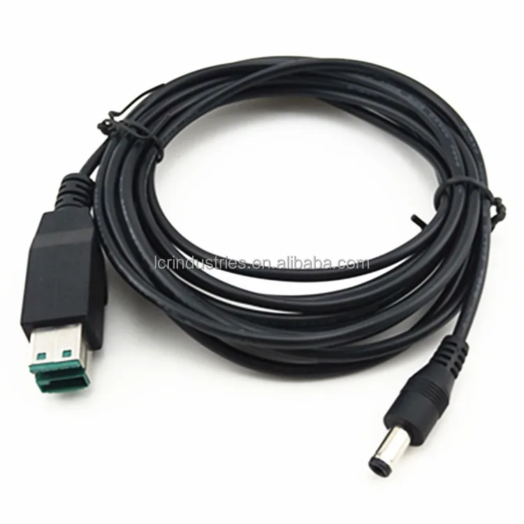 6ft 1x8pin to 24V Powered USB Cable - Fast Charging & Data Transfer