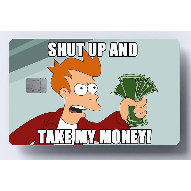 Meme Card Skin | Key Card,Debit Card,Credit Card Sticker Covering ...