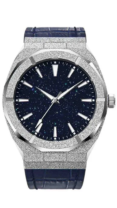 Low Moq Ready To Ship No Logo Genuine Leather Band Paul Style Rich Star ...