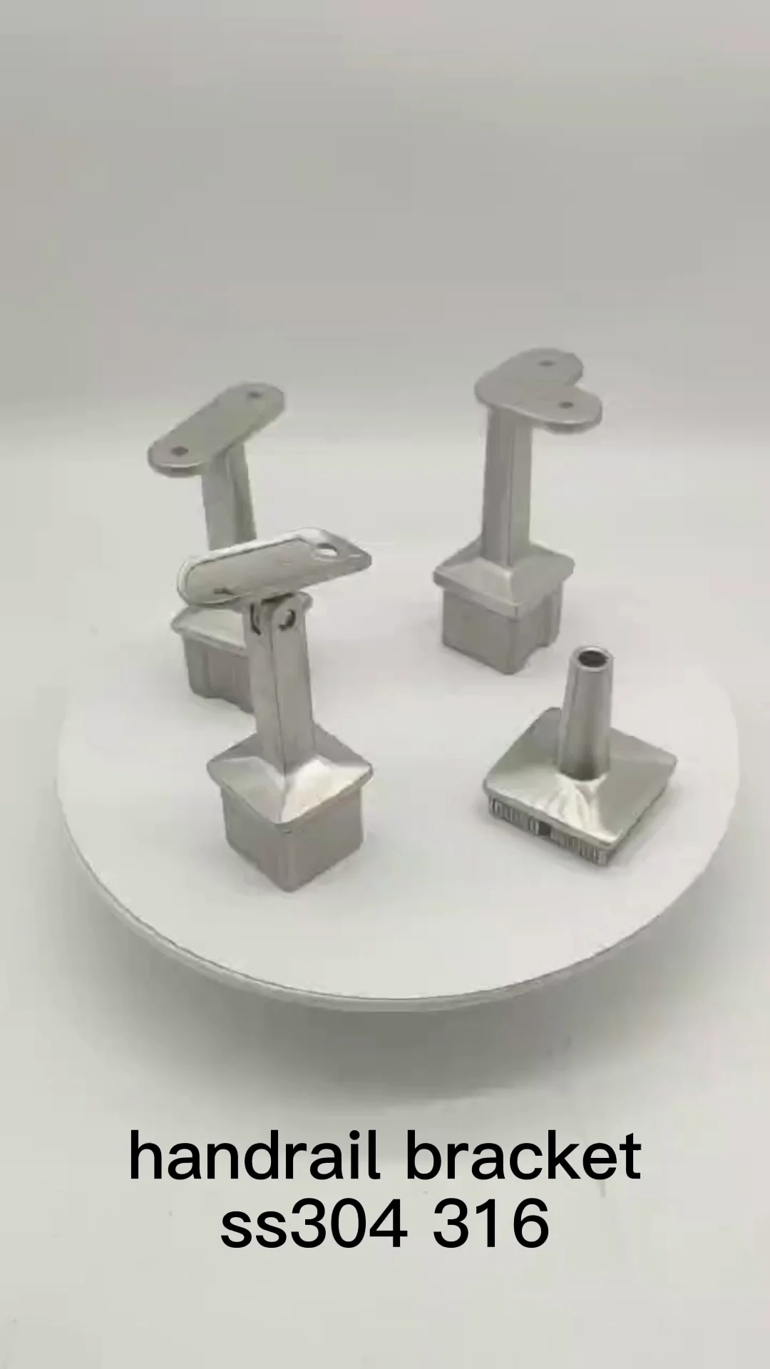 Ss316 Custom Stainless Steel Glass Balustrade Stair Handrail Railing ...