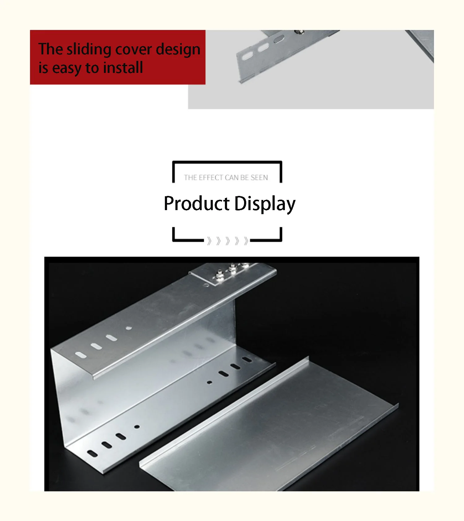 Hot Dipped Galvanised Cable Trunkingelectric Duct Tray 400a Cable Feed ...