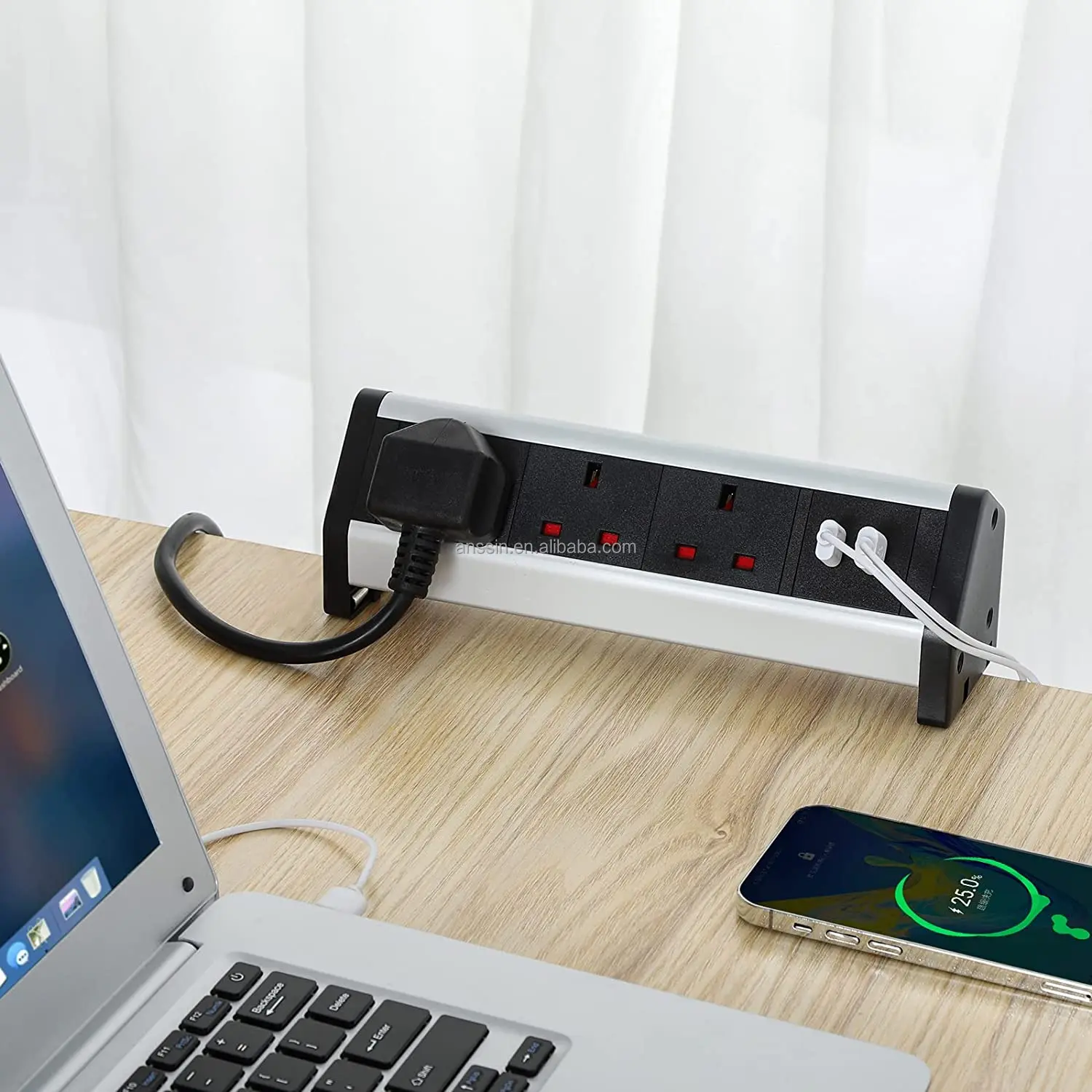 Custom Desktop Power Socket Extension for Brazil Plug