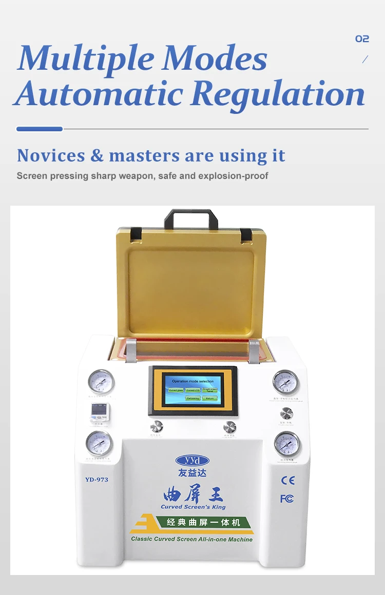 Yyd Oca Laminating Machine Vacuum Smart Pressure Regulating For Mobile ...