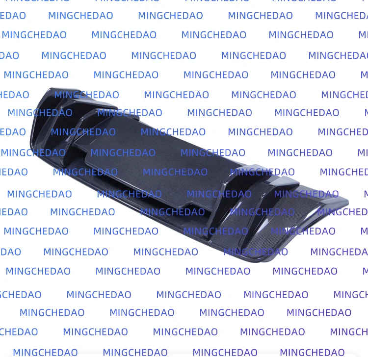 V Type Carbon Fiber Rear Diffuser for Audi R8 Rear Bumper Lip 2017-2019 ...