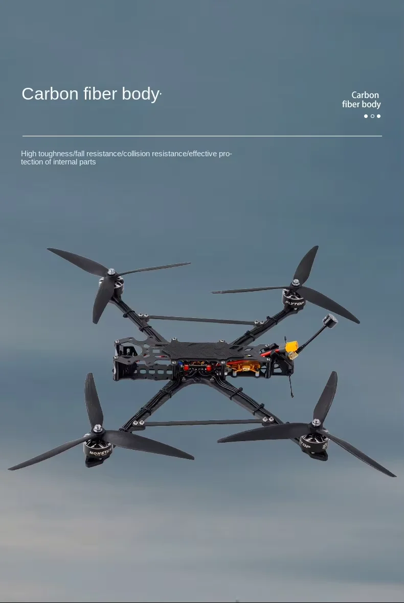 10-inch FPV Drone 8km Flight Long-distance Voyage 1.5-3.2kg Payload 360 ...