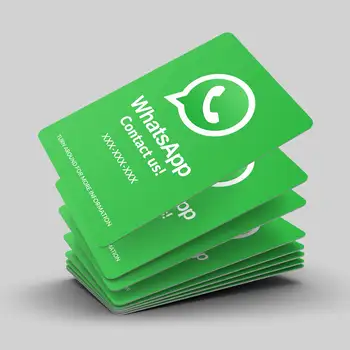 Whatsapp Business Card Simple Personalized With Your Own Qr Code ...