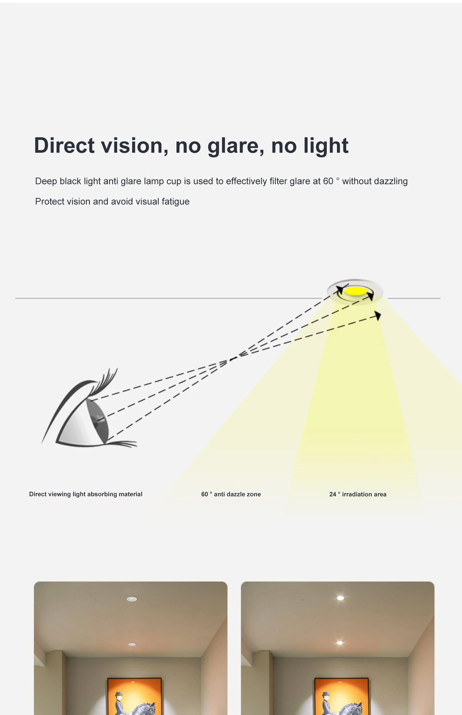 Hl096 5w Perforated Spotlight Embedded Background Wall Telescopic Elbow ...