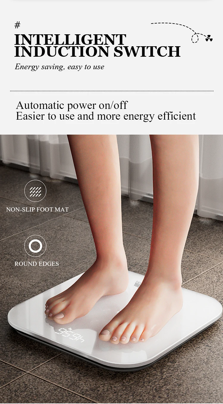 Scale Fat Screen Heart Rate Scale Body Balance Smart Connection Body ...