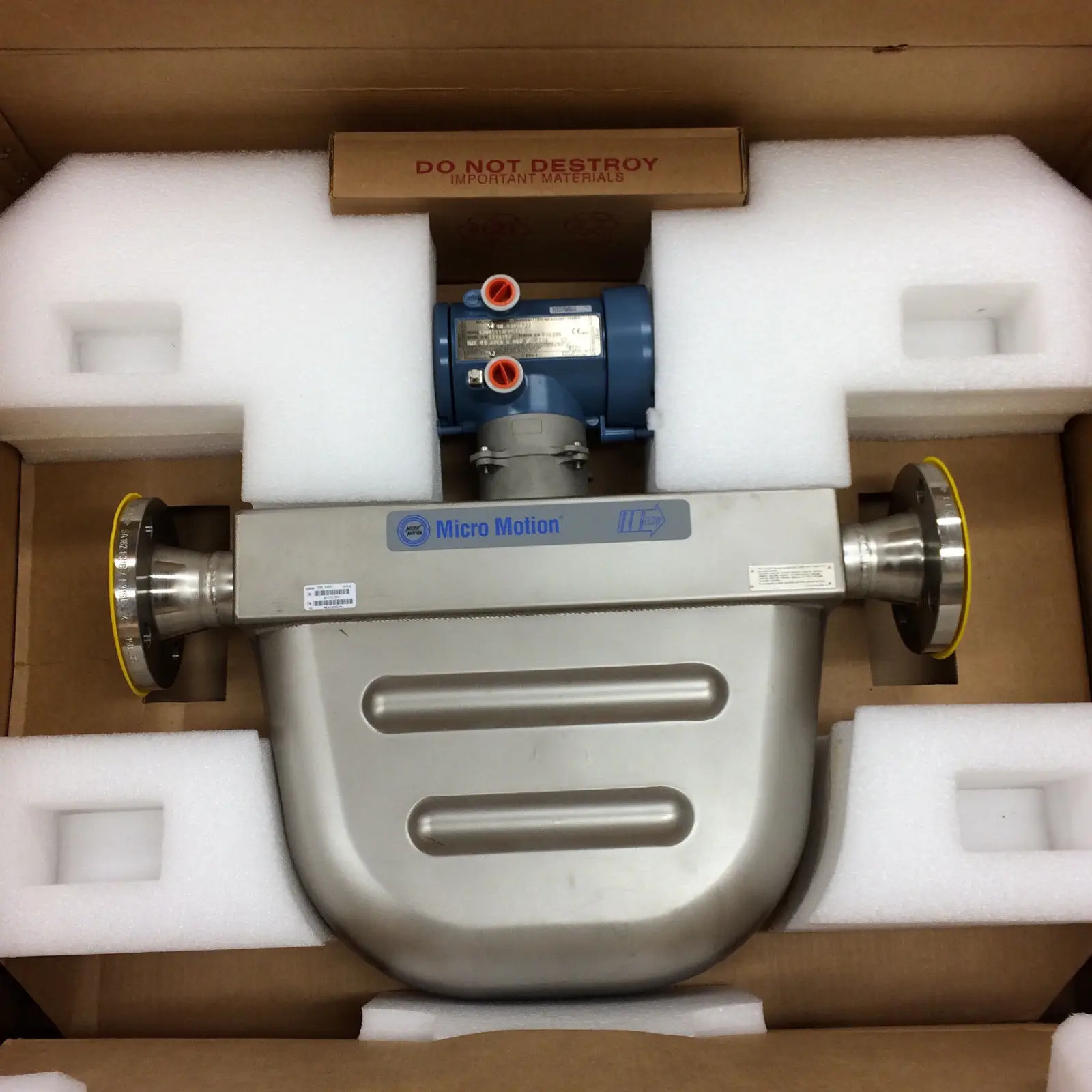 Emerson Micro Motion Mass Flowmeter F200-series Flow Sensor W ...