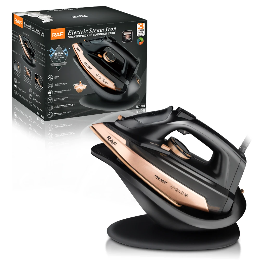 Raf New 2600w Electric Irons Ceramic Soleplate Vertical Steamer Ironing Professional Electric ...