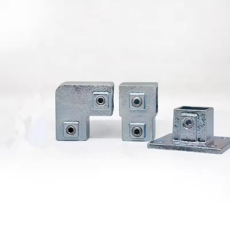 Square Tube Connector Key Clamp Fittings 131F Square Wall Base Flange ...