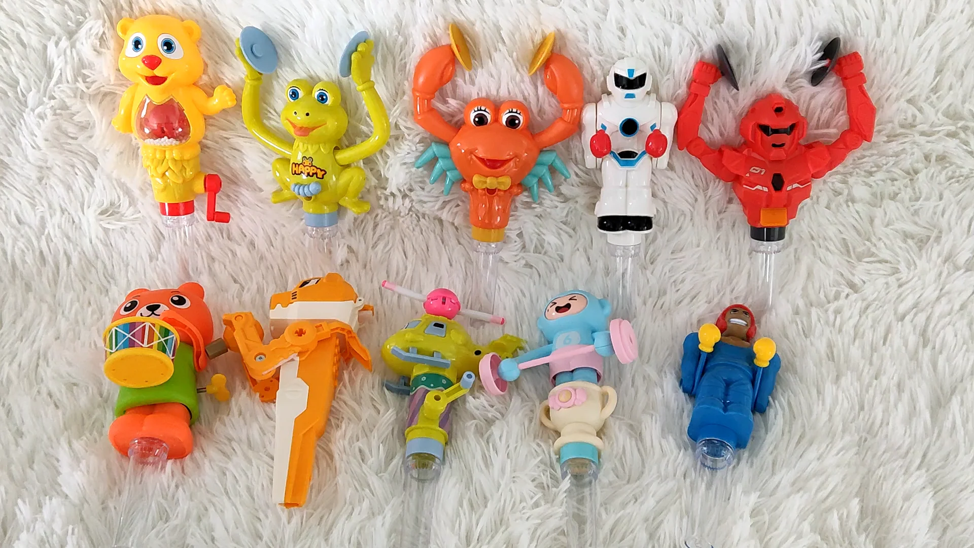 Kids Classic Plastic Toy Rock Paper Scissor Cloth Happy Candy Stick ...