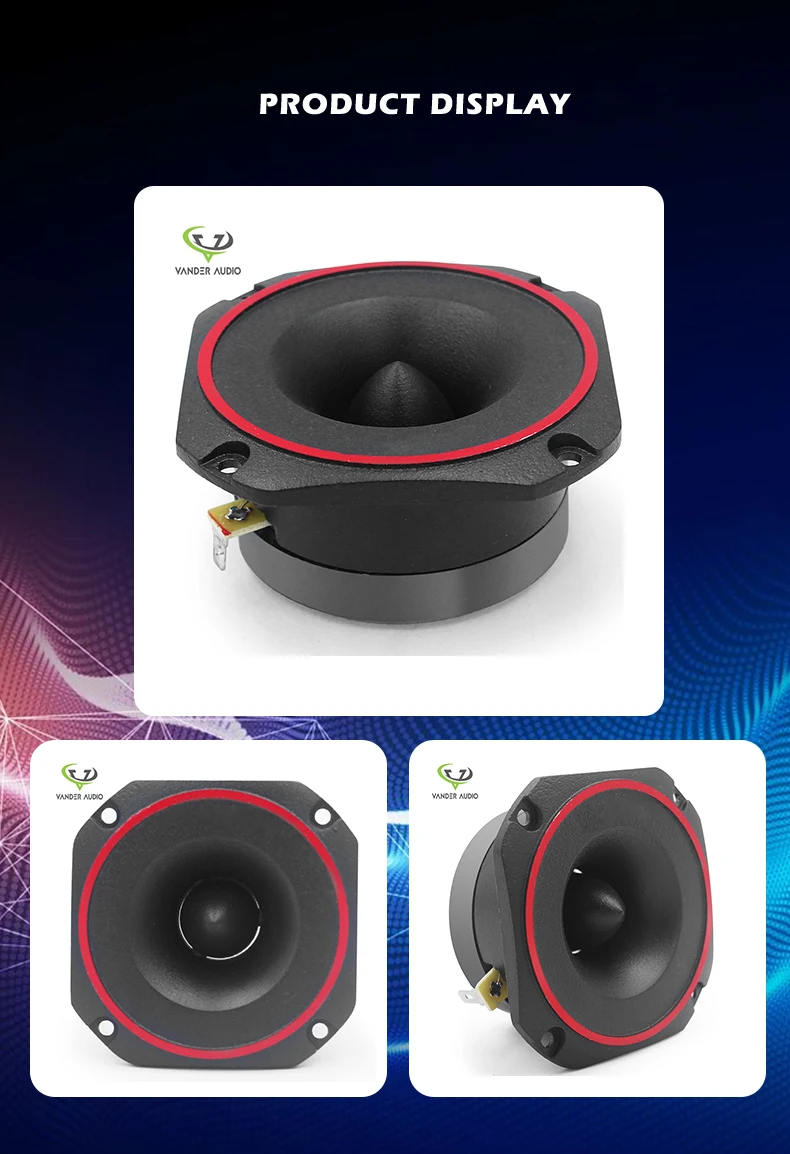 Heavy Duty Titanium Super Bullet Tweeter Loud Speaker - 300W Max Power ...