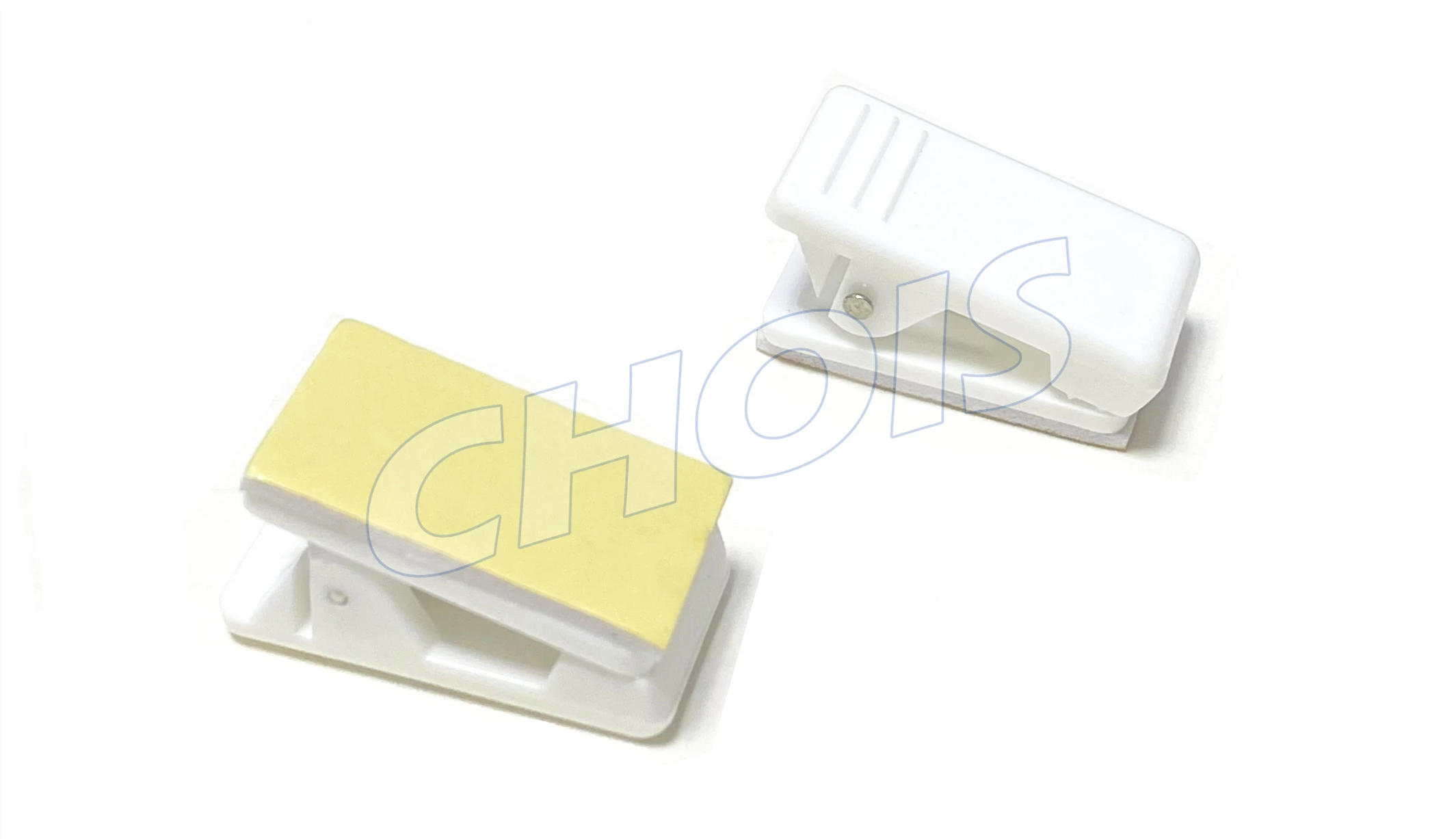 Hot Selling Ribbed Thumb Grip White Pressure Adhesive Plastic Clips ...
