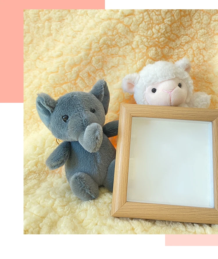 Customized Stuffed Animal Plush Doll Keychain Plush Pendant Lamb ...