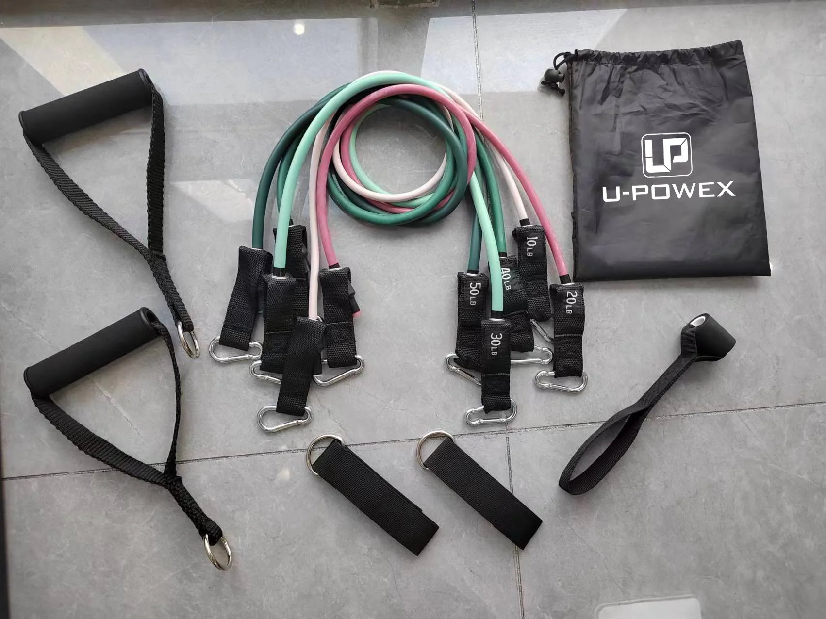 Factory 11 Pcs Resistance Fitness Pull Rope 11 Piece Resistance Bands ...