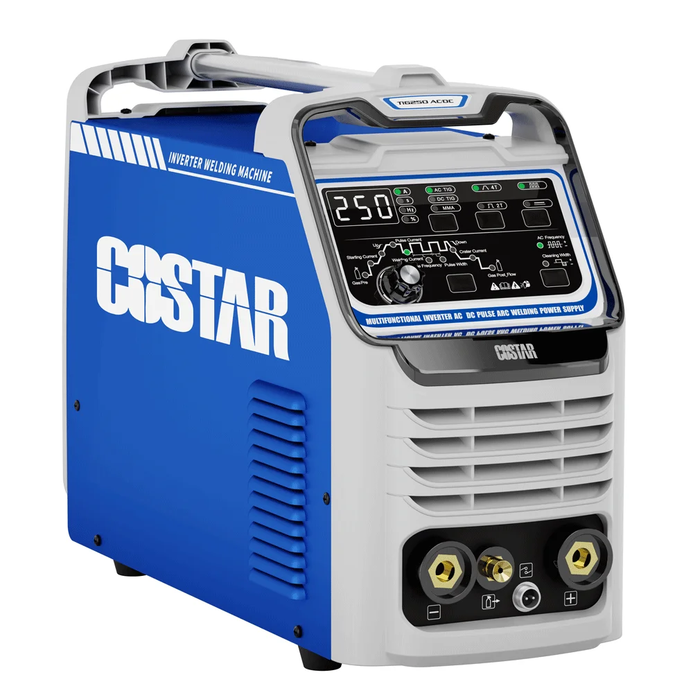 AC DC Pulse Tig Welder - TORCH TIG250P Inverter Machine
