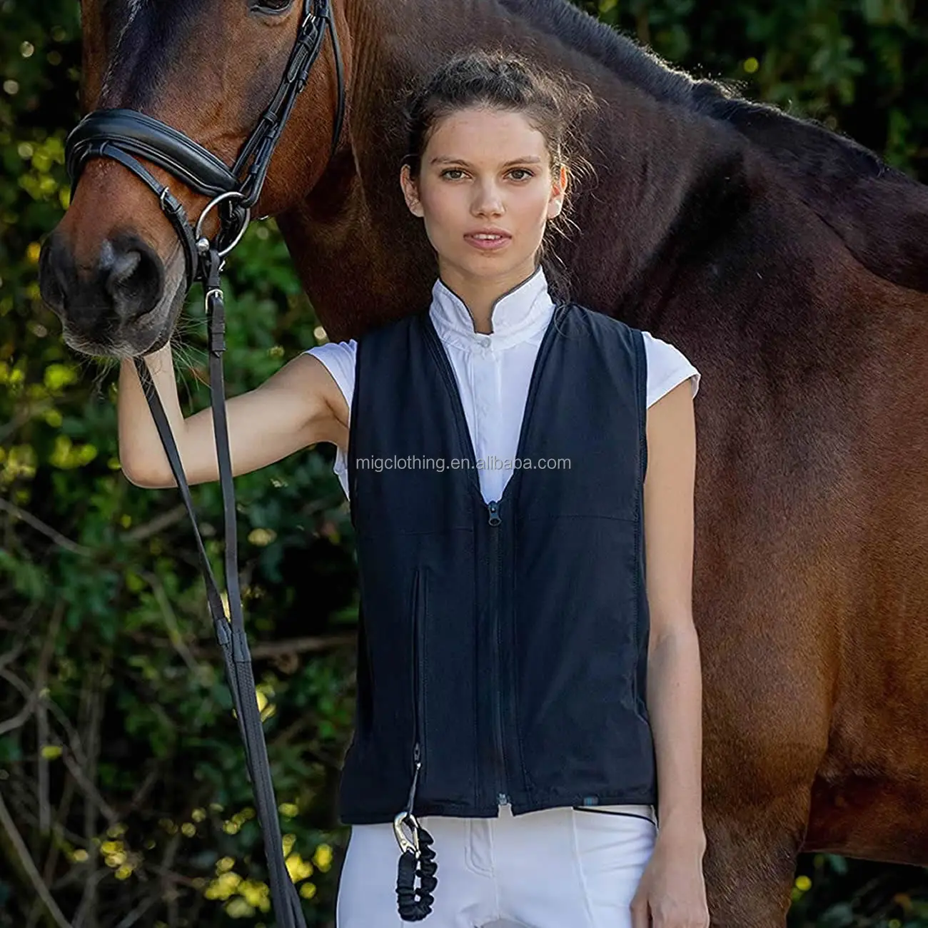 Equestrian Horse Riding Airbag Vest And Jacket Durable Nylon And ...