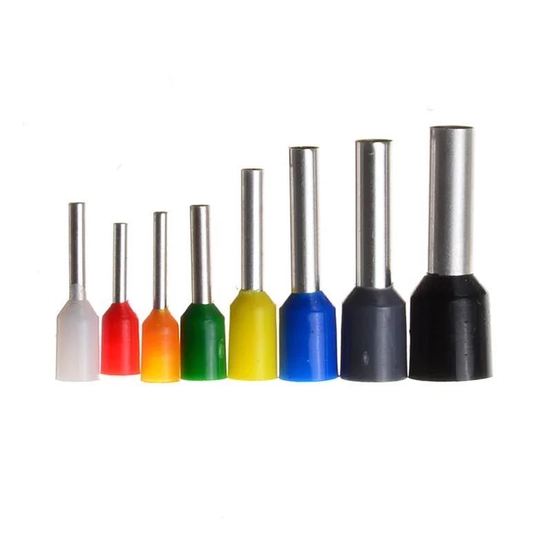 400Pcs 22-10AWG Wire Crimp Terminals Connector Insulated Cord Pin End ...