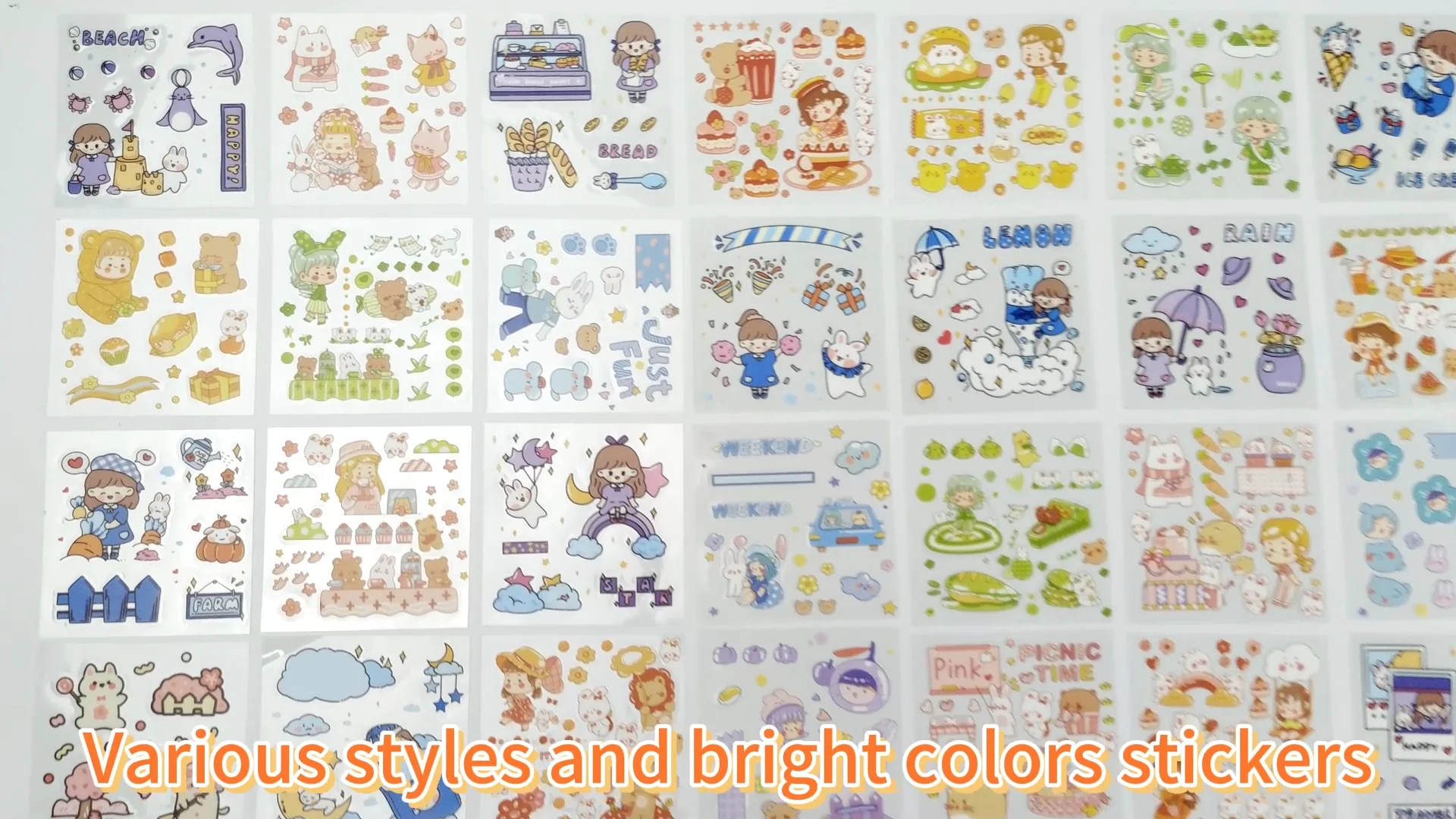 Custom A4 A5 A6 Printing Waterproof Transparent Personalized Clear ...