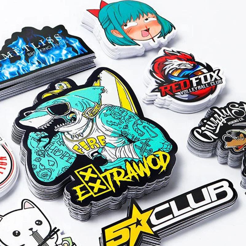 Custom Stickers Die Cut Vinyl Stickers Printing Adhesive Pvc Label ...