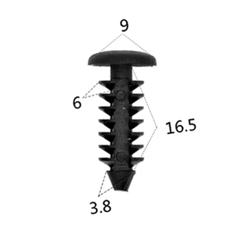 Nylon Fir Tree Clip Insulation Fit Auto Clips Car Fasteners & Car Clips ...