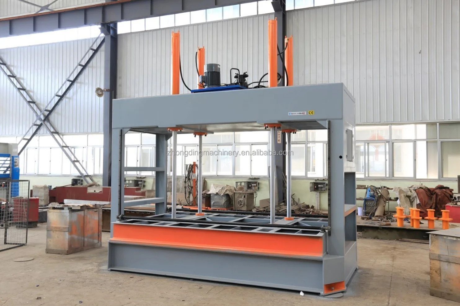 Hydraulic Plywood Mdf Wood Cold Press Machine for Veneer 50t Wood Door ...