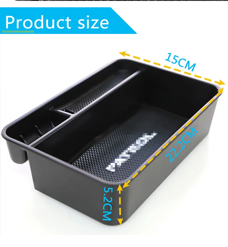 Top Quality ABS Plastic Car Central Console Armrest Storage Box Car ...