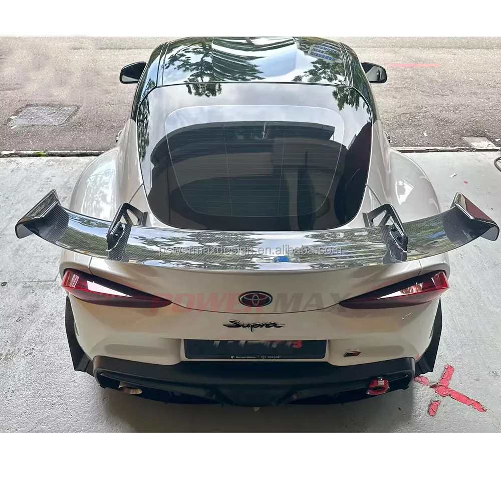 Wholesale Dry Carbon Fiber Rear Trunk Wing for GR Supra