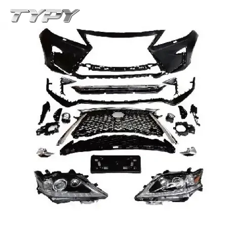 Car Body Kit Modified Front Bumper Rear Bumper Grille Headlight For ...