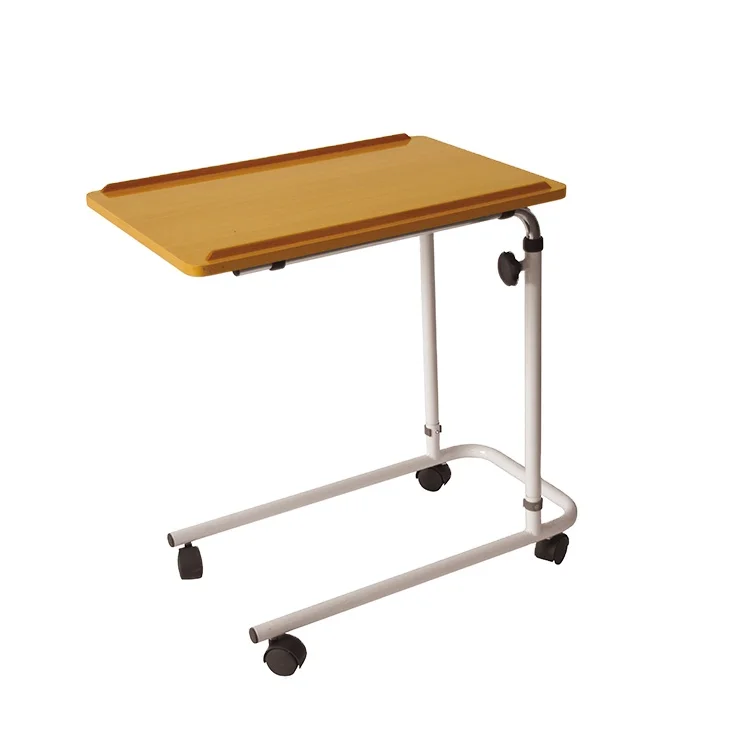 Strong Packing Hospital Side Rolling Table Over Bed Desk - Buy Rolling ...
