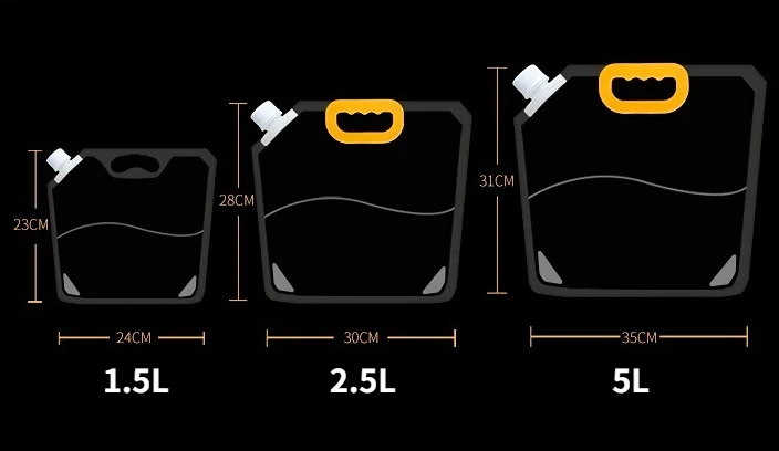 Customized 5L Beer Water Spout Bag with Portable Handle Self-Supporting ...