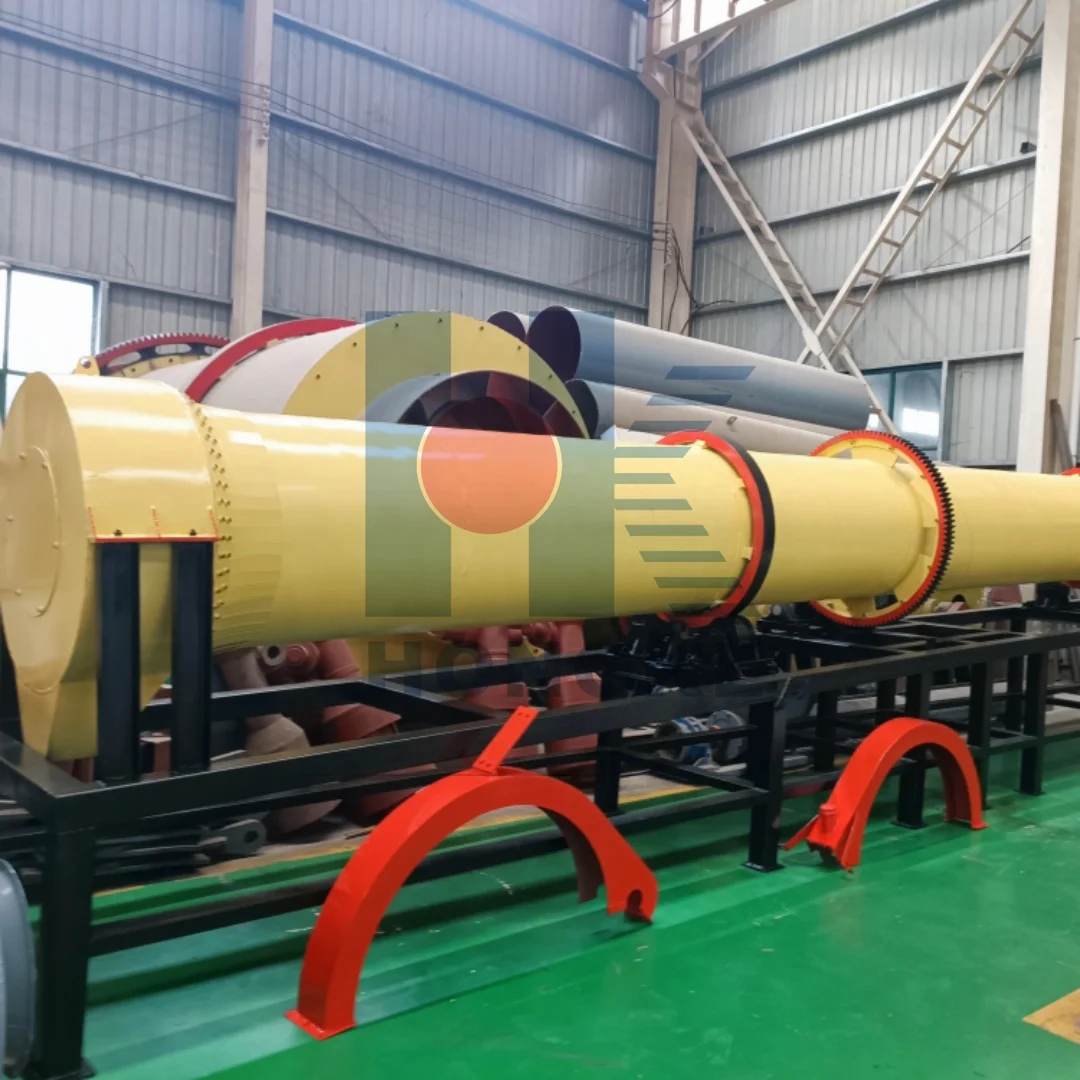 0.8X10m Small Scale Rotary Dryer for Kaolin Limestone Continuous Rotary ...