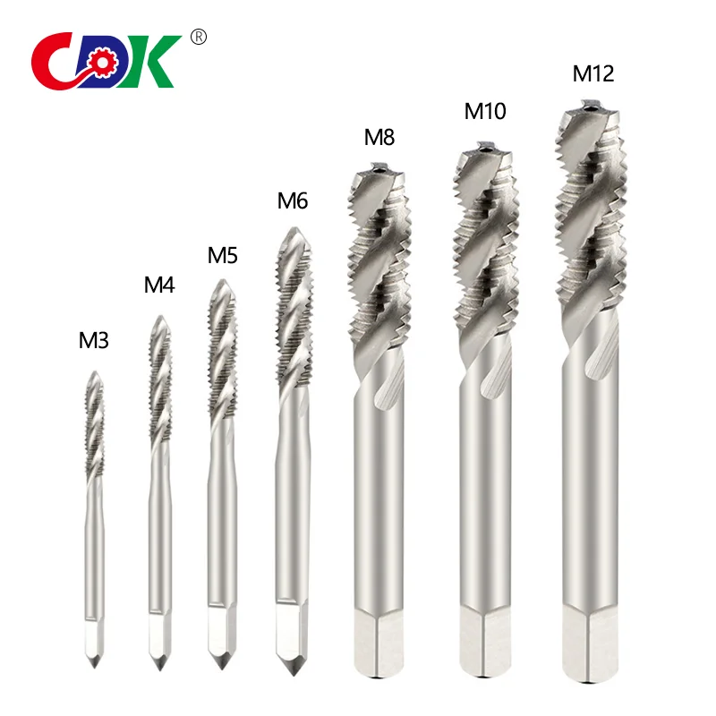 M3 to M12 Spiral Flute Tapp Drill Bits - High Speed Steel