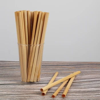 Hot Selling Biodegradable Grass Straw Reed Bamboo Natural Straws - Buy ...