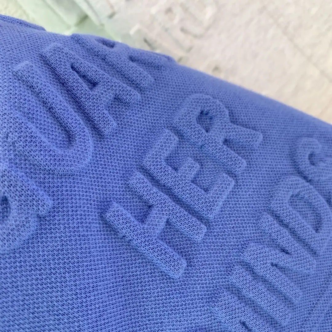 Custom 3D Embossing Logo Oversized Hoodies Women's Plain Embroidered ...