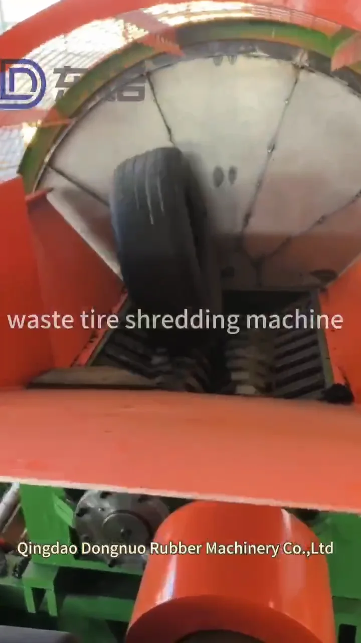 2024 Waste Tire Recycling Machine Old Rubber Plastic Crushing And ...