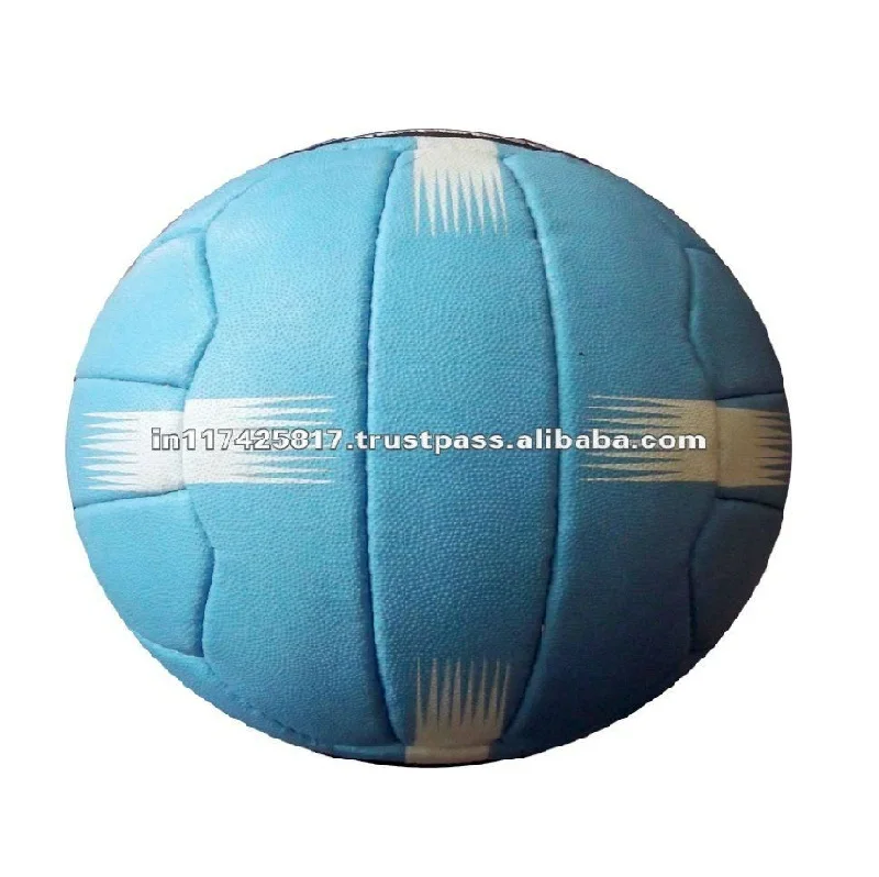 High quality Netball blue color all sizes custom design rubber ball ...