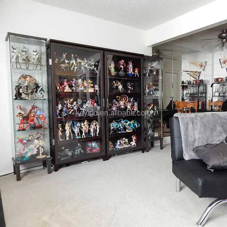 Luxury LED Light Glass Showcase - Toy Figure Display Cases