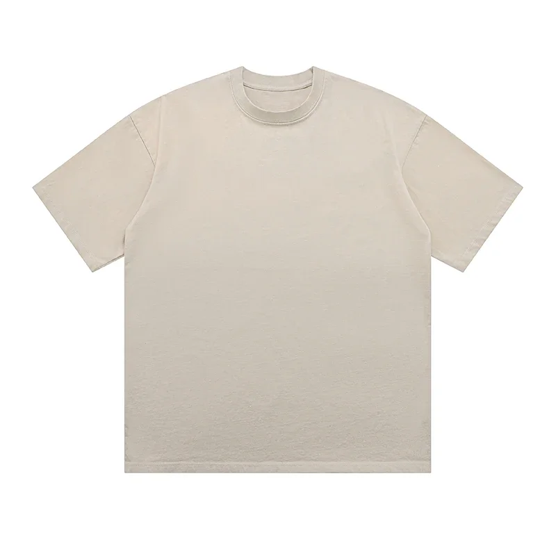 Custom High Quality Plain Boxy Fit Blank Gradient Oversized Cotton Drop ...