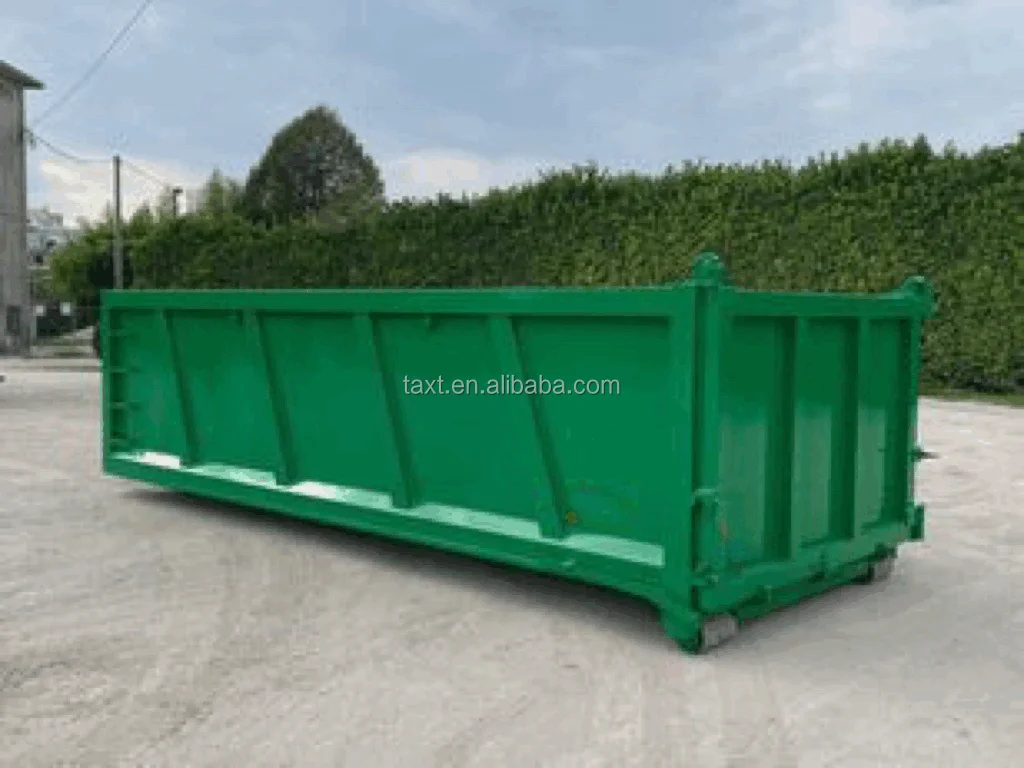 New Customized Outdoor Roll Off Dumpster Hook Lift Bins For Waste ...