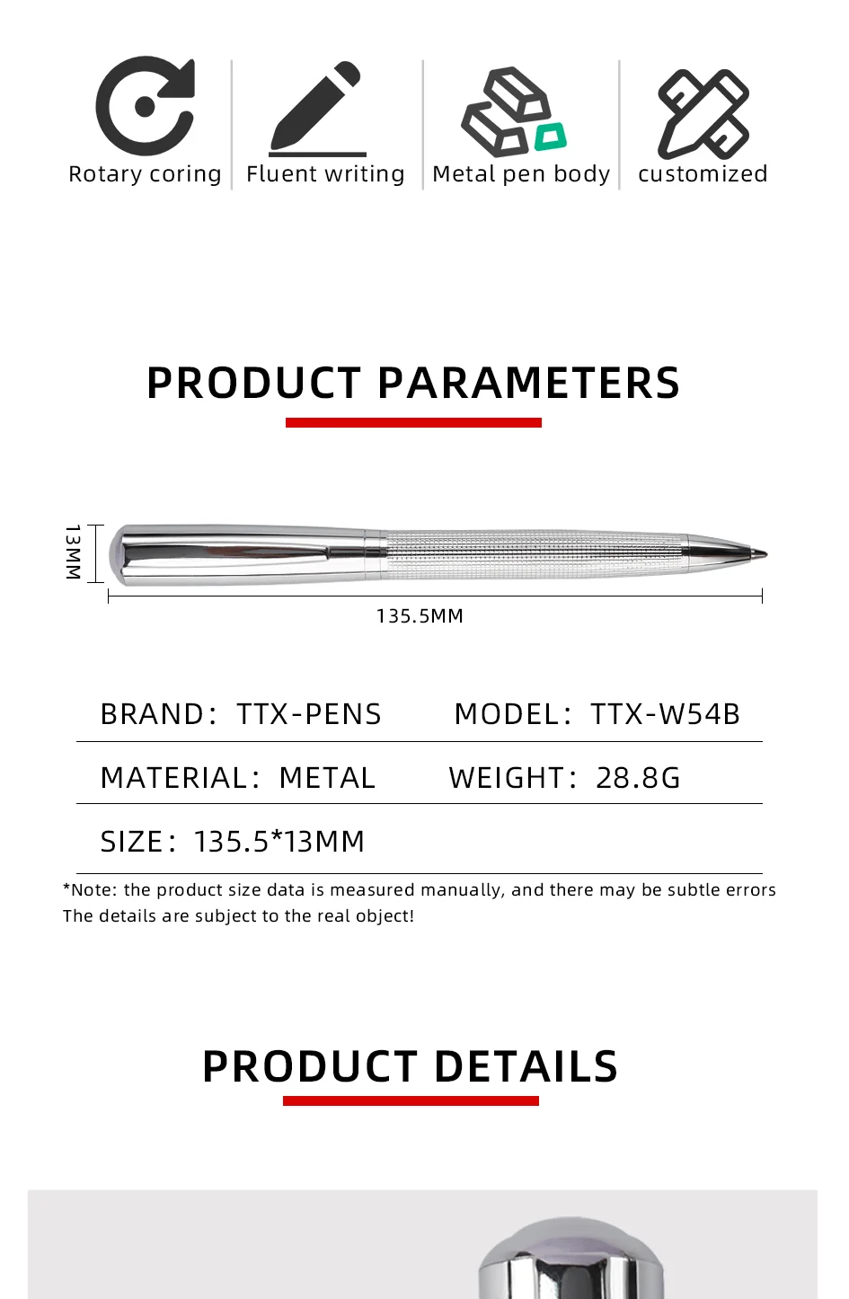 TTX Luxury Designer Expensive Metal Diary Engraved Ballpoint Pen Sports ...