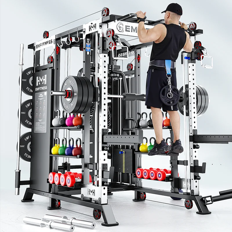 2023 New Multi Function Home Use Smith Machine With Weight Stack Smith ...