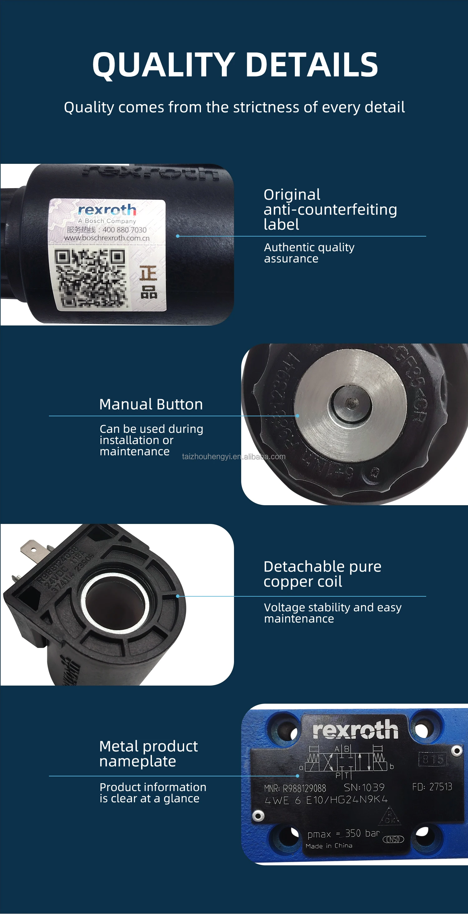 Rexroth Solenoid Valves - Proportional & Directional Control