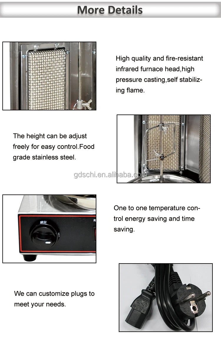 2 Burner Table Top Shawarma Machine - Efficient Kebab Maker